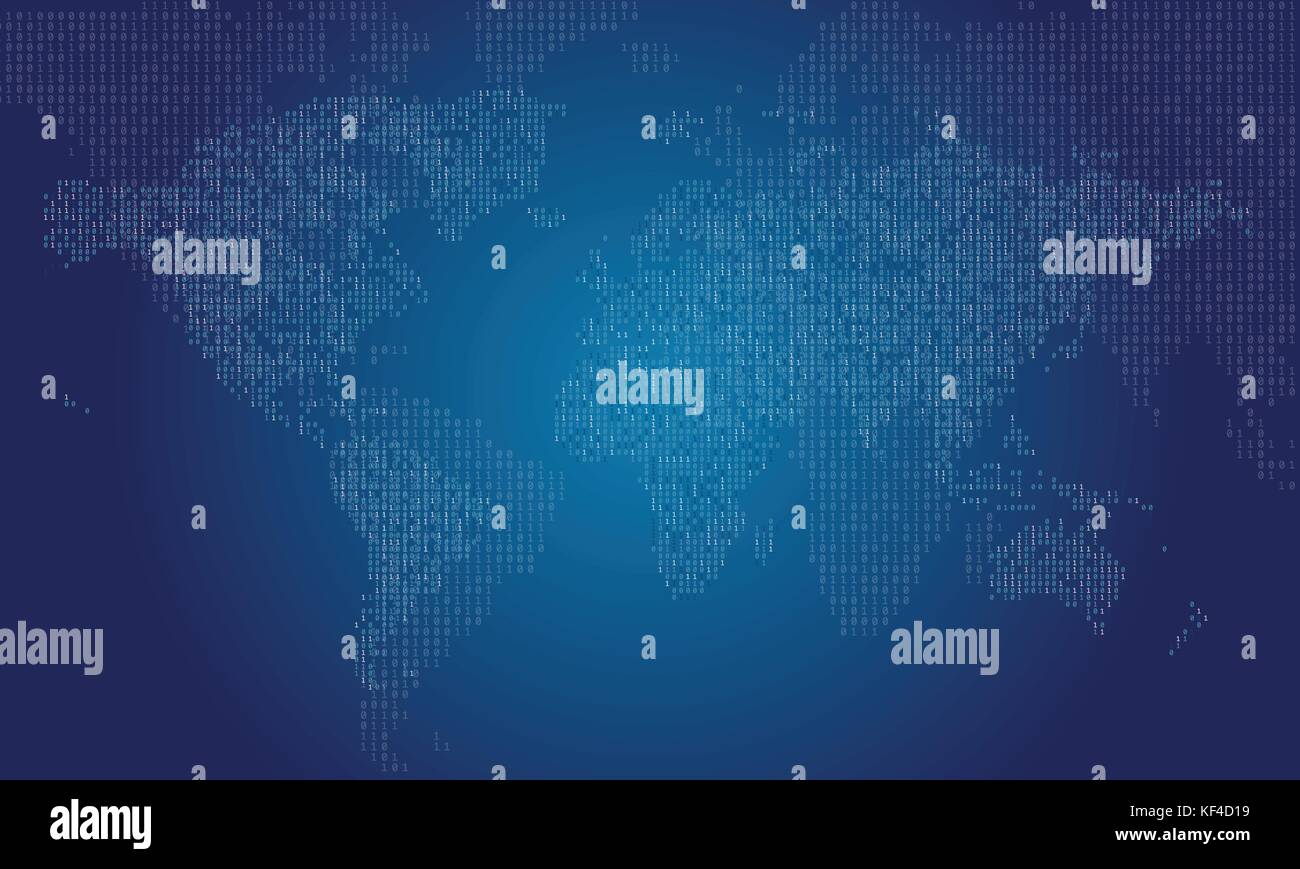 World map made from binary data code Stock Vector Image & Art - Alamy World map made from binary data code Stock Vector Image & Art - Alamy