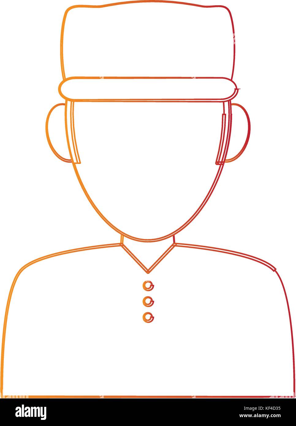 Person wearing red hat Stock Vector Images - Alamy