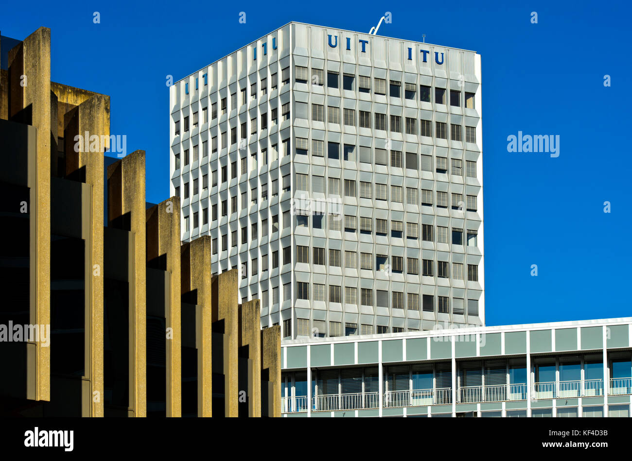 Headquarters of theI nternational Telecommunication Union, ITU, Geneva ...