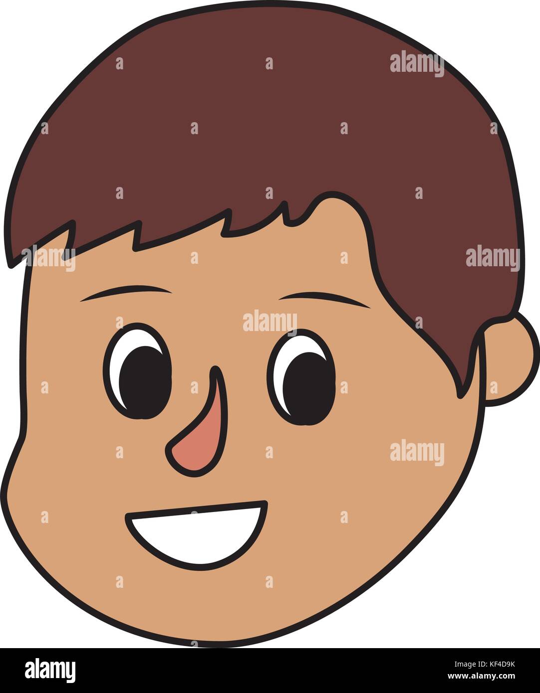avatar boy head with hairstyle design Stock Vector Image & Art - Alamy