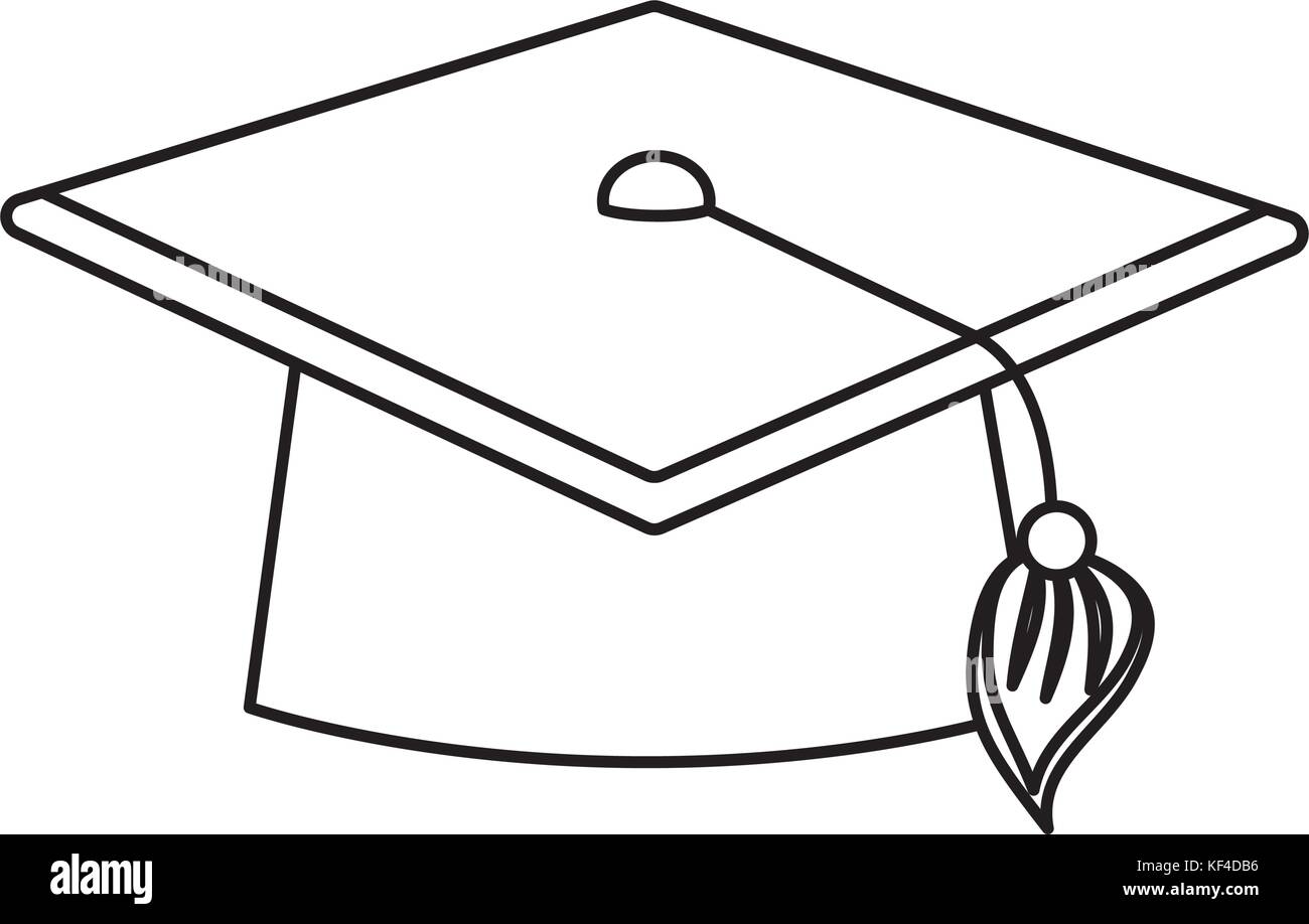 line cap graduation object design Stock Vector Image & Art - Alamy