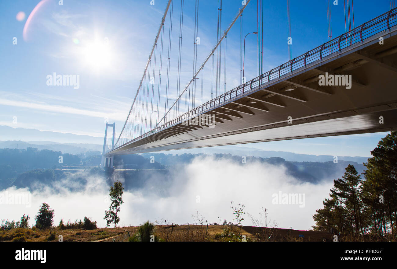 Longjiang bridge of Tengchong County,Yunnan Province,China Stock Photo ...