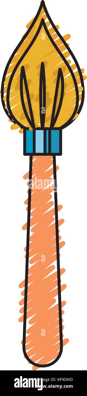 art brush paint object design Stock Vector Image & Art - Alamy