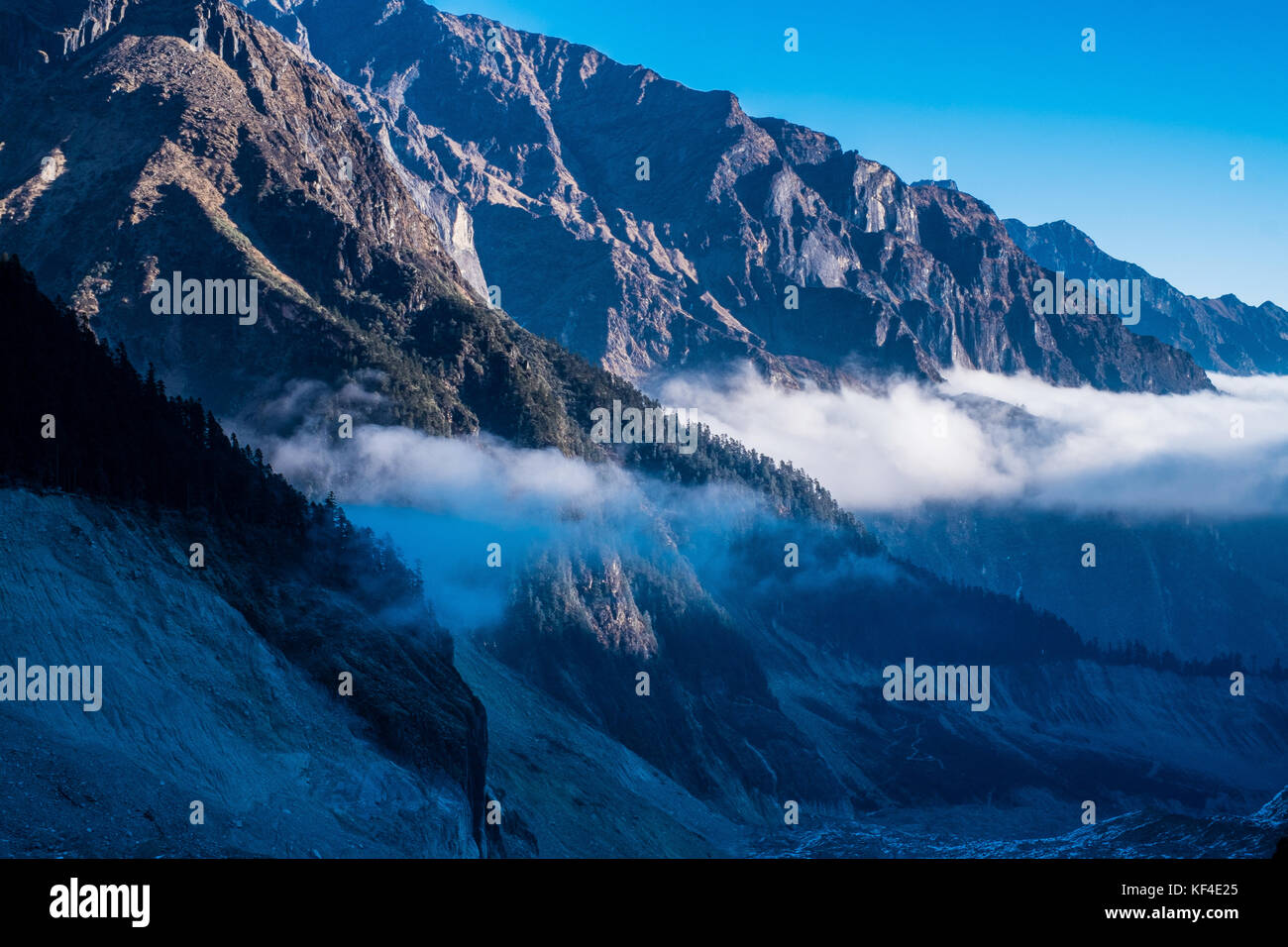 The Gongga snow mountain of Luding County,Sichuan Province,China Stock ...