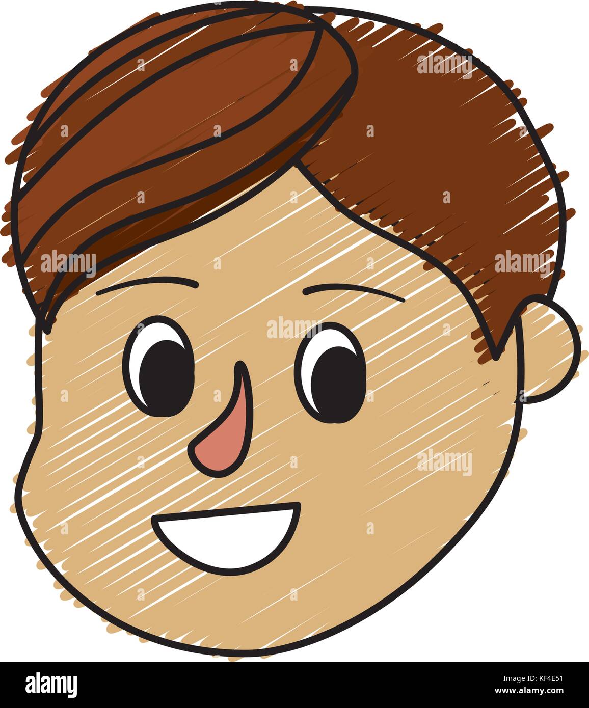 avatar boy head with hairstyle design Stock Vector Image & Art - Alamy