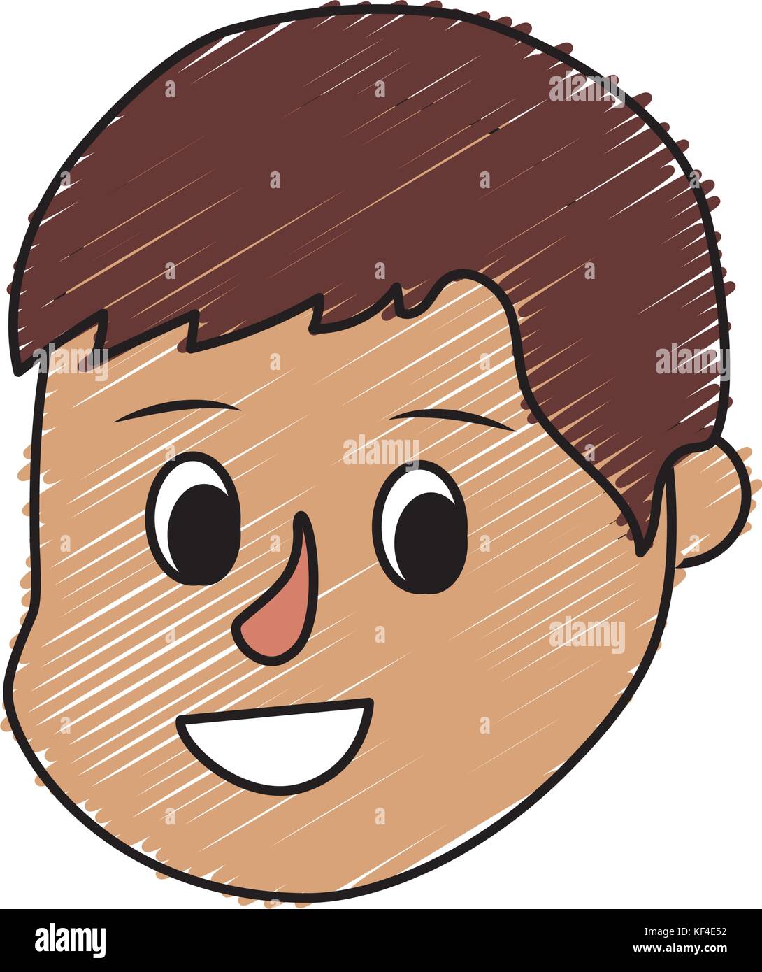 avatar boy head with hairstyle design Stock Vector Image & Art - Alamy