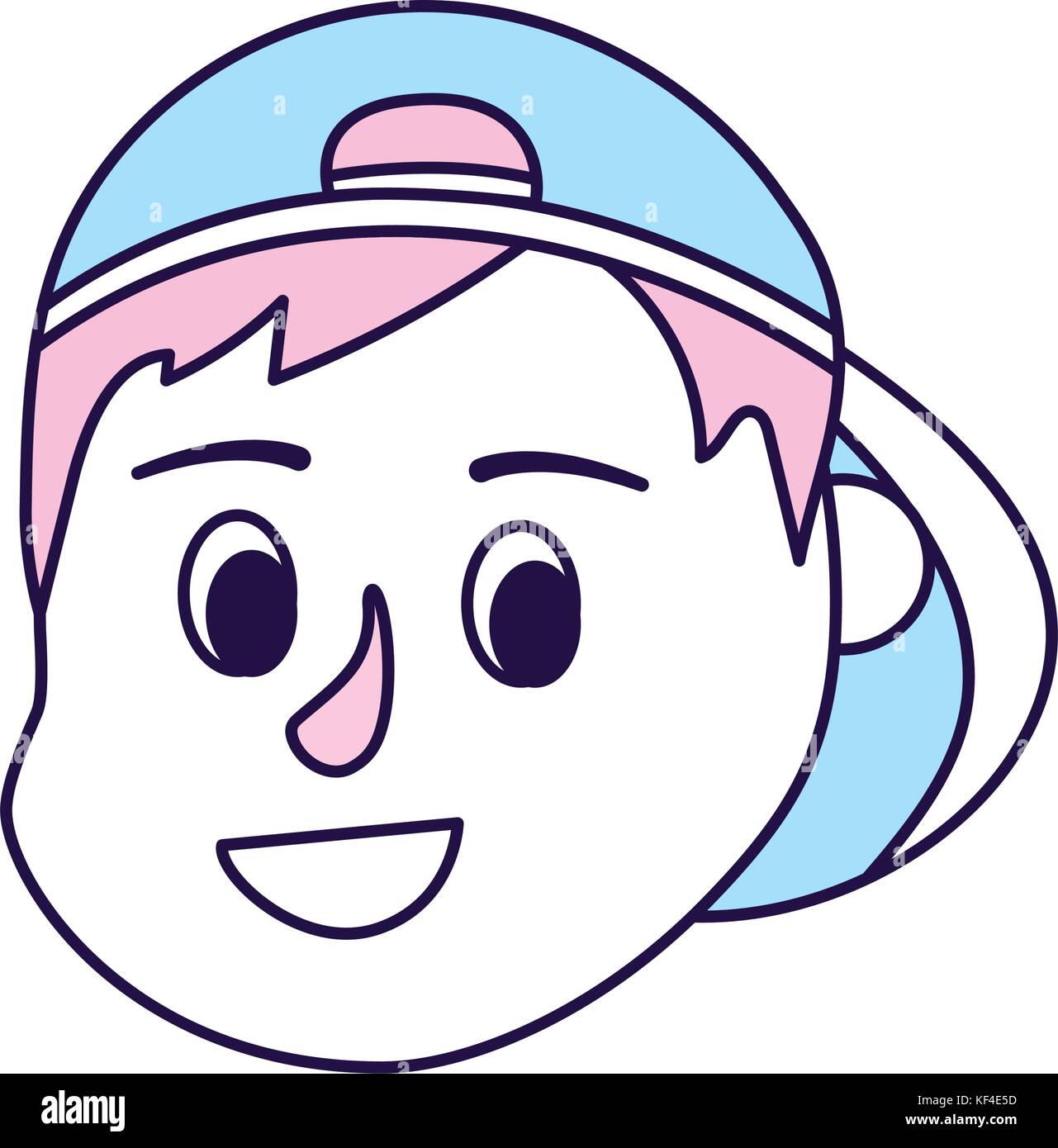 avatar boy head with hairstyle design Stock Vector Image & Art - Alamy