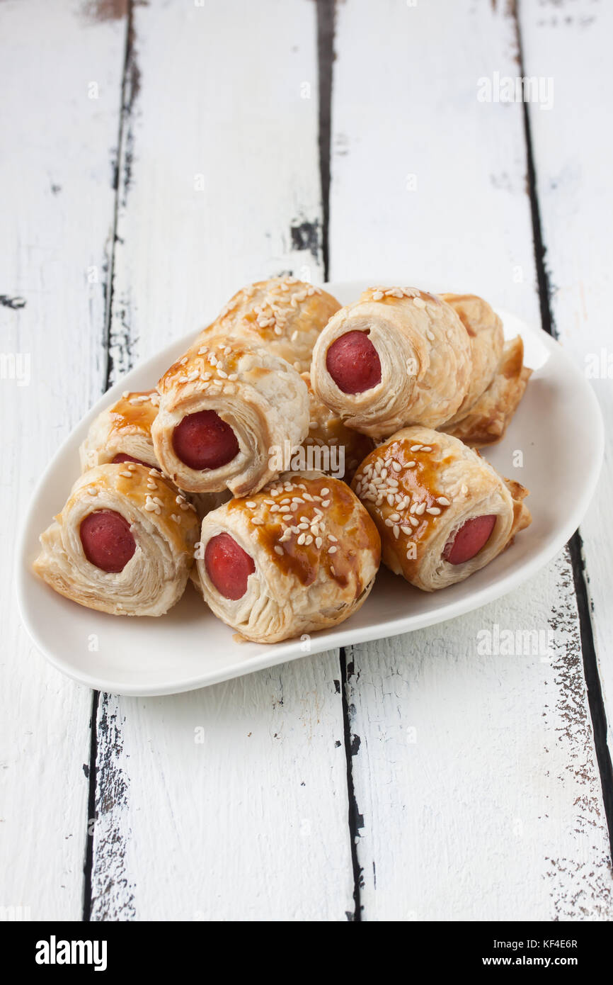 Sausage roll eating hi-res stock photography and images - Alamy