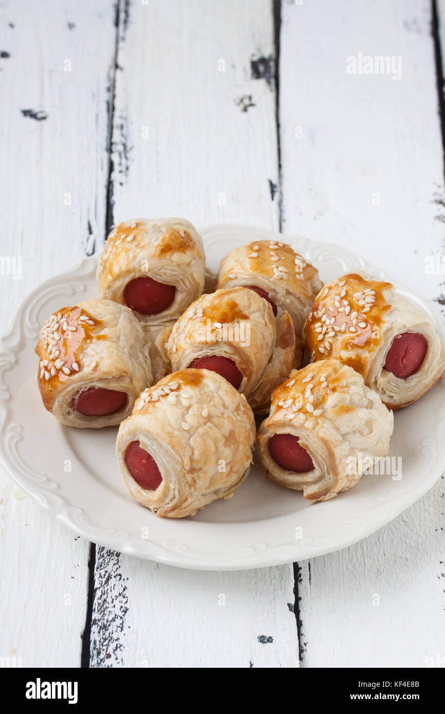 Sausage roles hi-res stock photography and images - Alamy