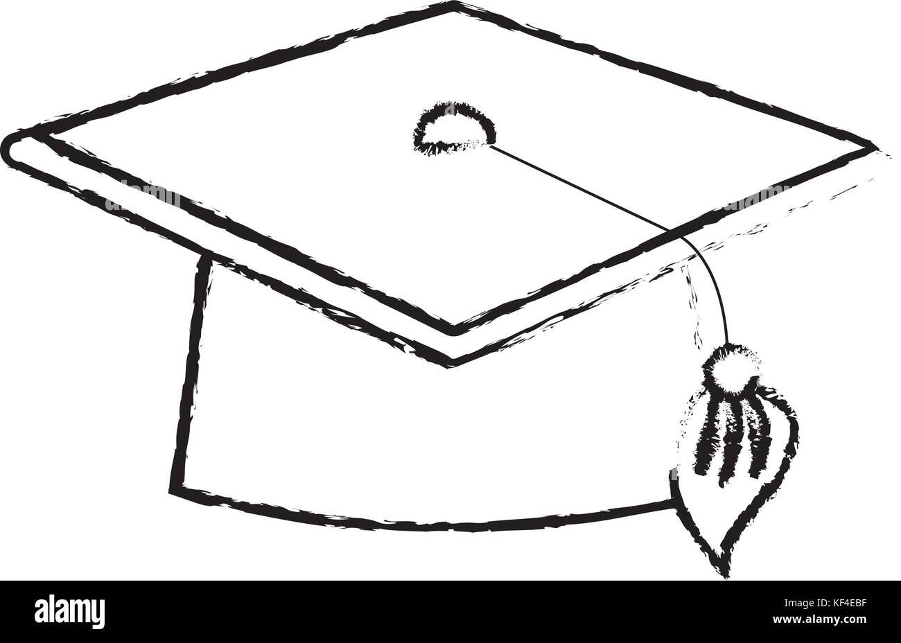 figure cap graduation object design Stock Vector Image & Art - Alamy