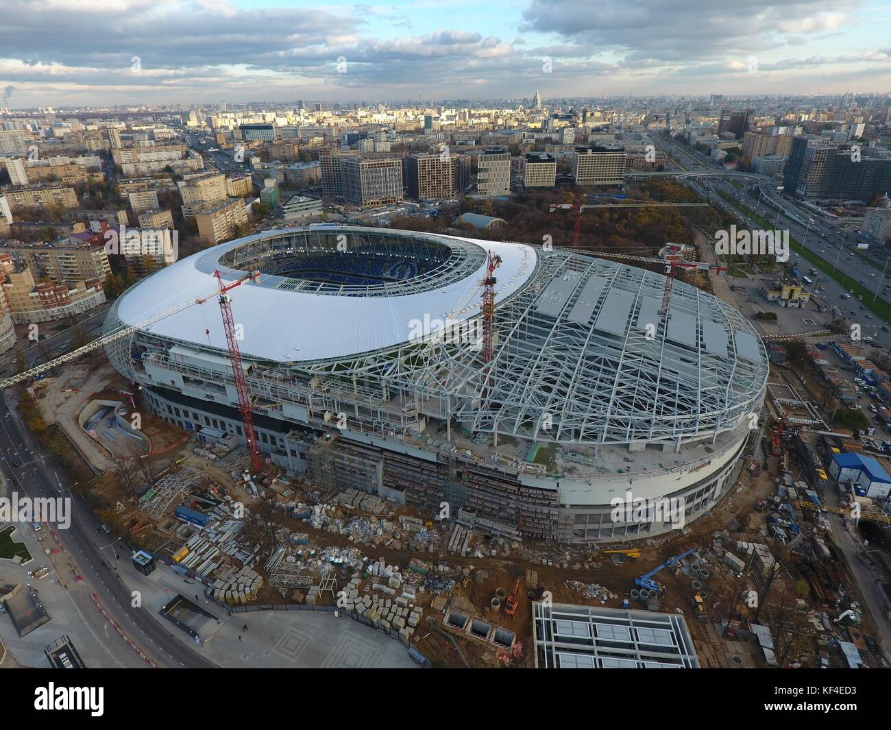 October 22, 2017. - Russia, Moscow. - VTB Arena Dynamo Central Stadium ...