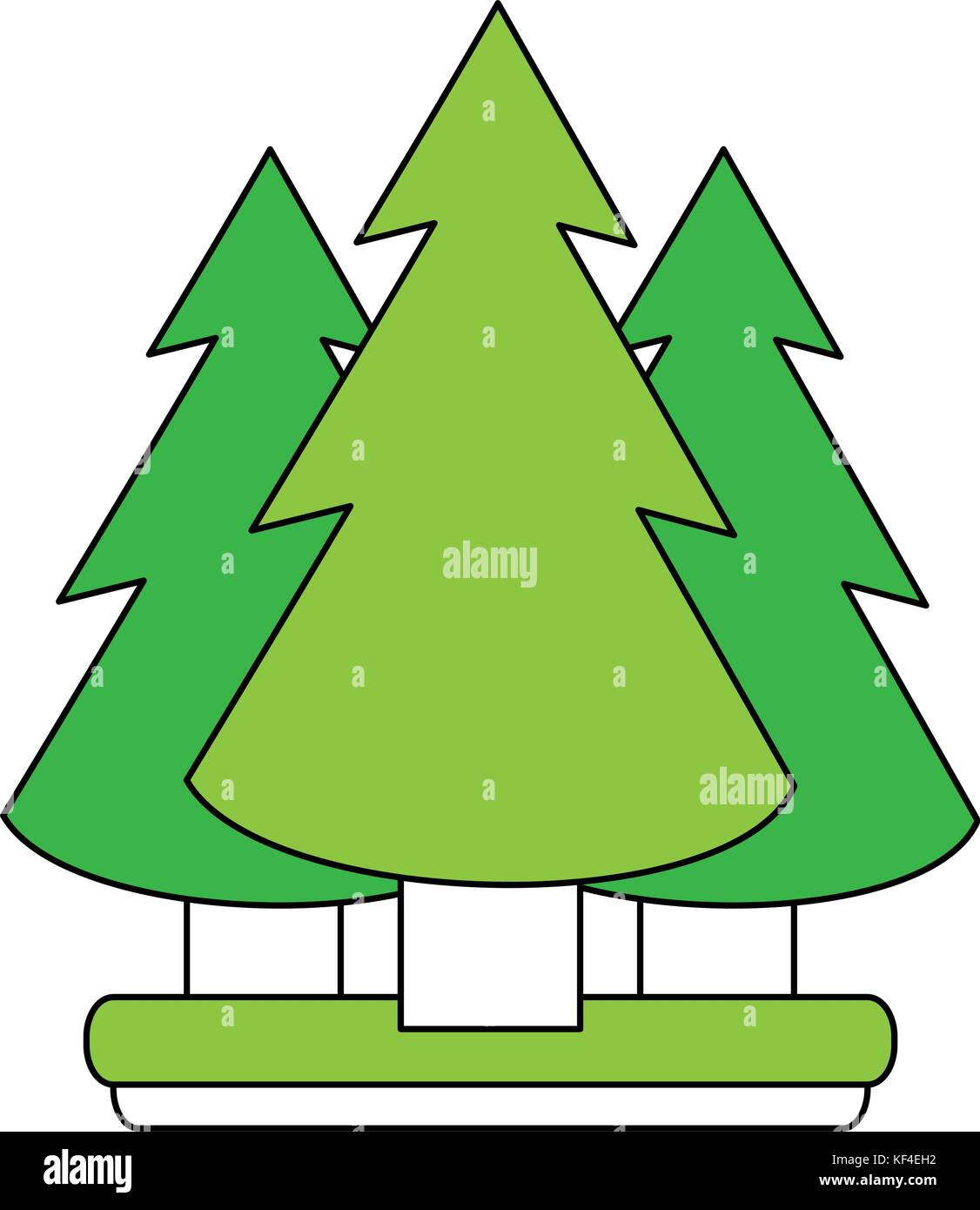 pine tree forest icon image Stock Vector Image & Art - Alamy