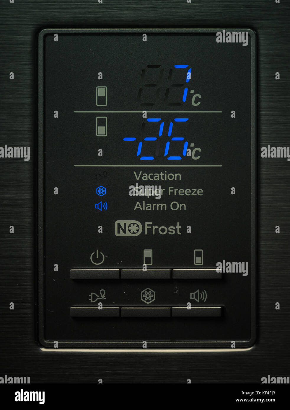 Refrigerator Control Panel Stock Photo - Alamy