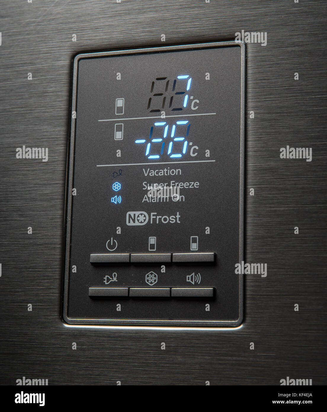 Refrigerator Control Panel Stock Photo - Alamy