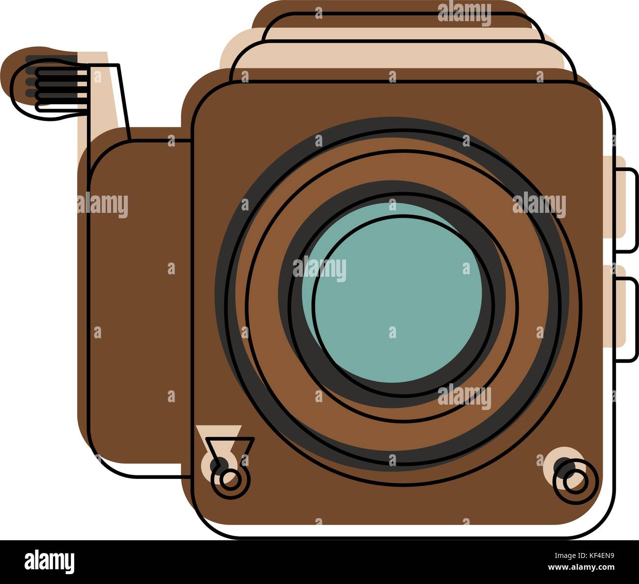 Vintage camera icon hi-res stock photography and images - Alamy