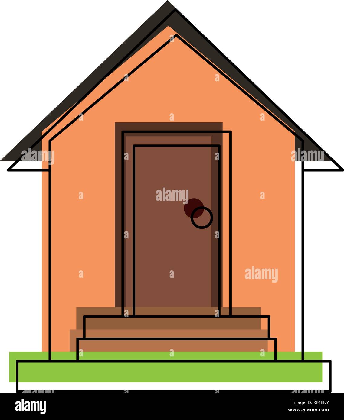 family home or one story house icon image Stock Vector Image & Art - Alamy