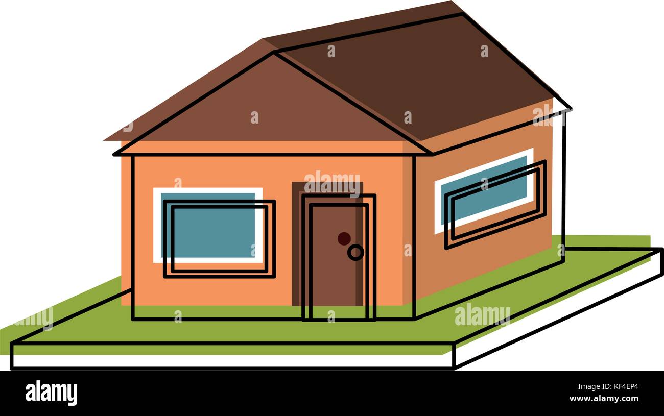 family home or one story house icon image Stock Vector Image & Art - Alamy