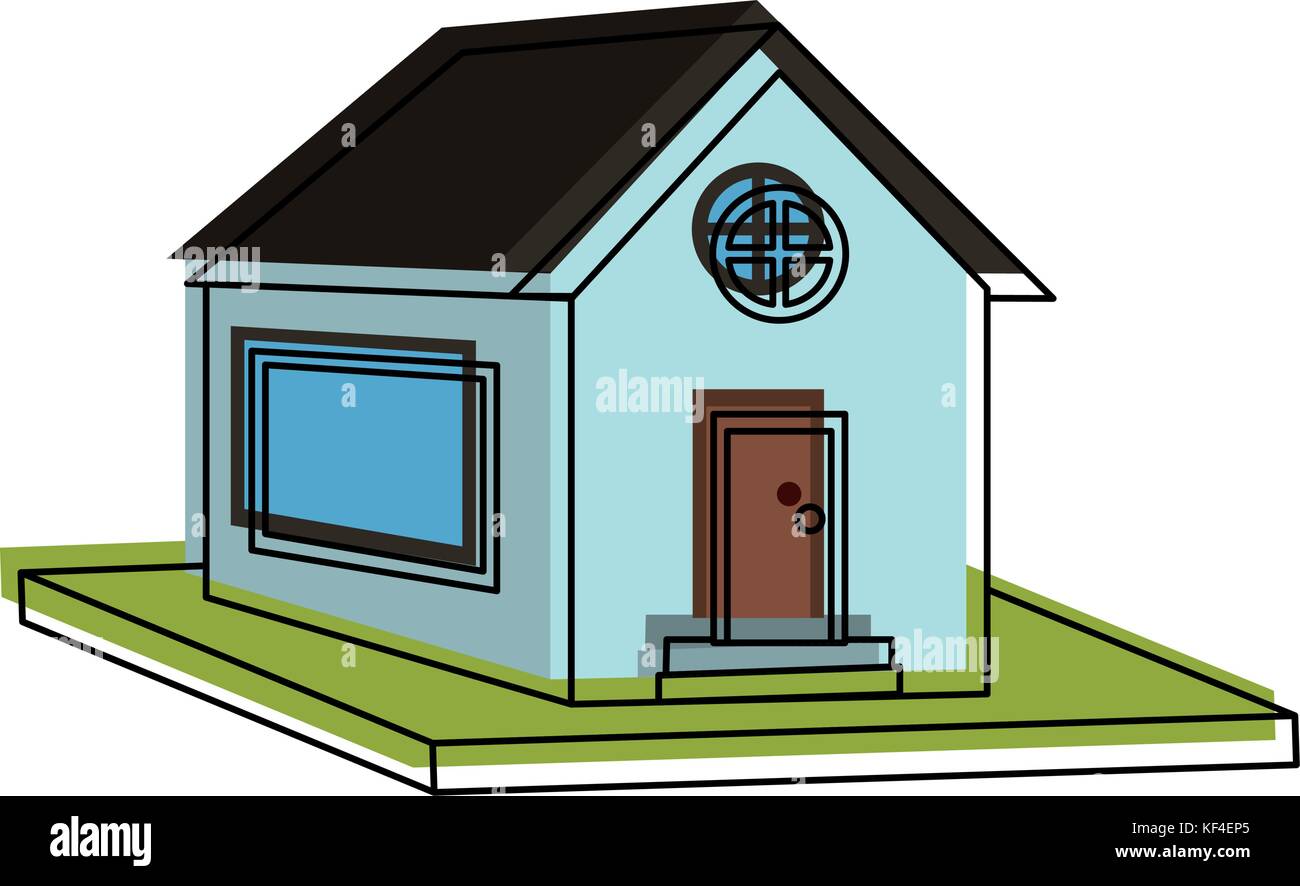 family home or one story house icon image Stock Vector Image & Art - Alamy