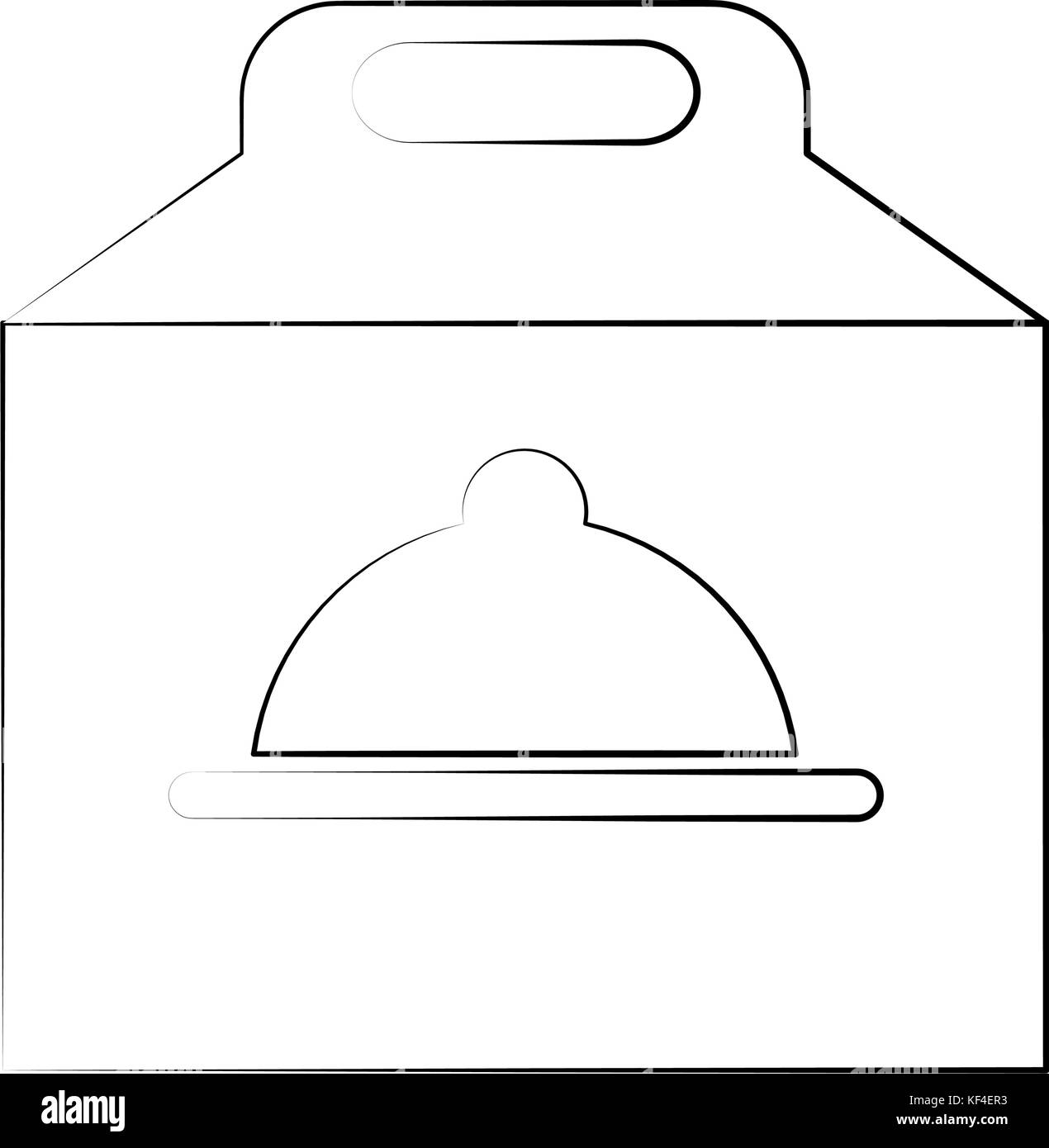 takeout box fast food icon image Stock Vector Image & Art - Alamy