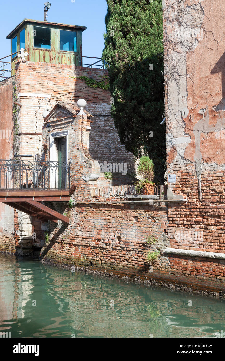 Ancient architecture on Giudecca Island, Venice, Veneto, Italy with a ...