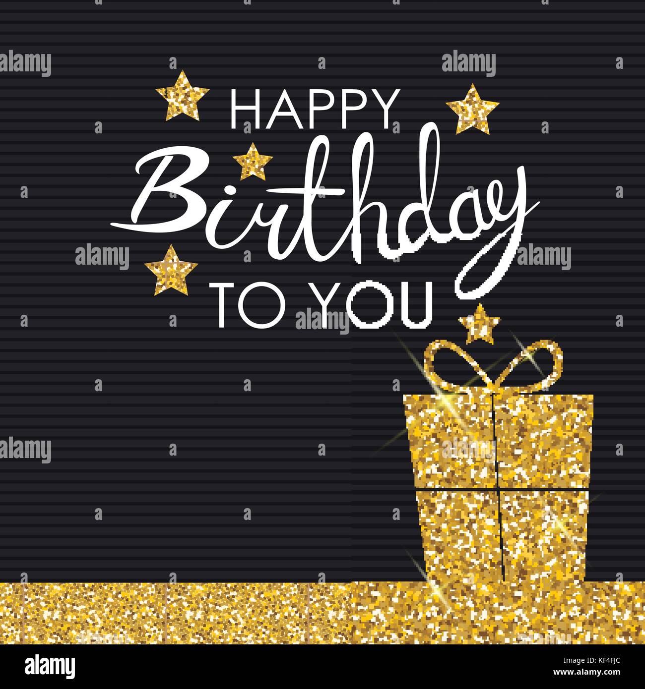 Abstract Happy Birthday Background Card Template Vector Illustration ...