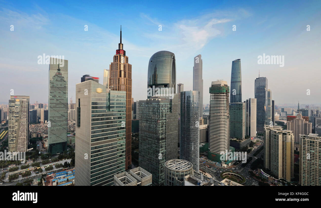 The building of Guangzhou city in Guangdong province,China Stock Photo ...