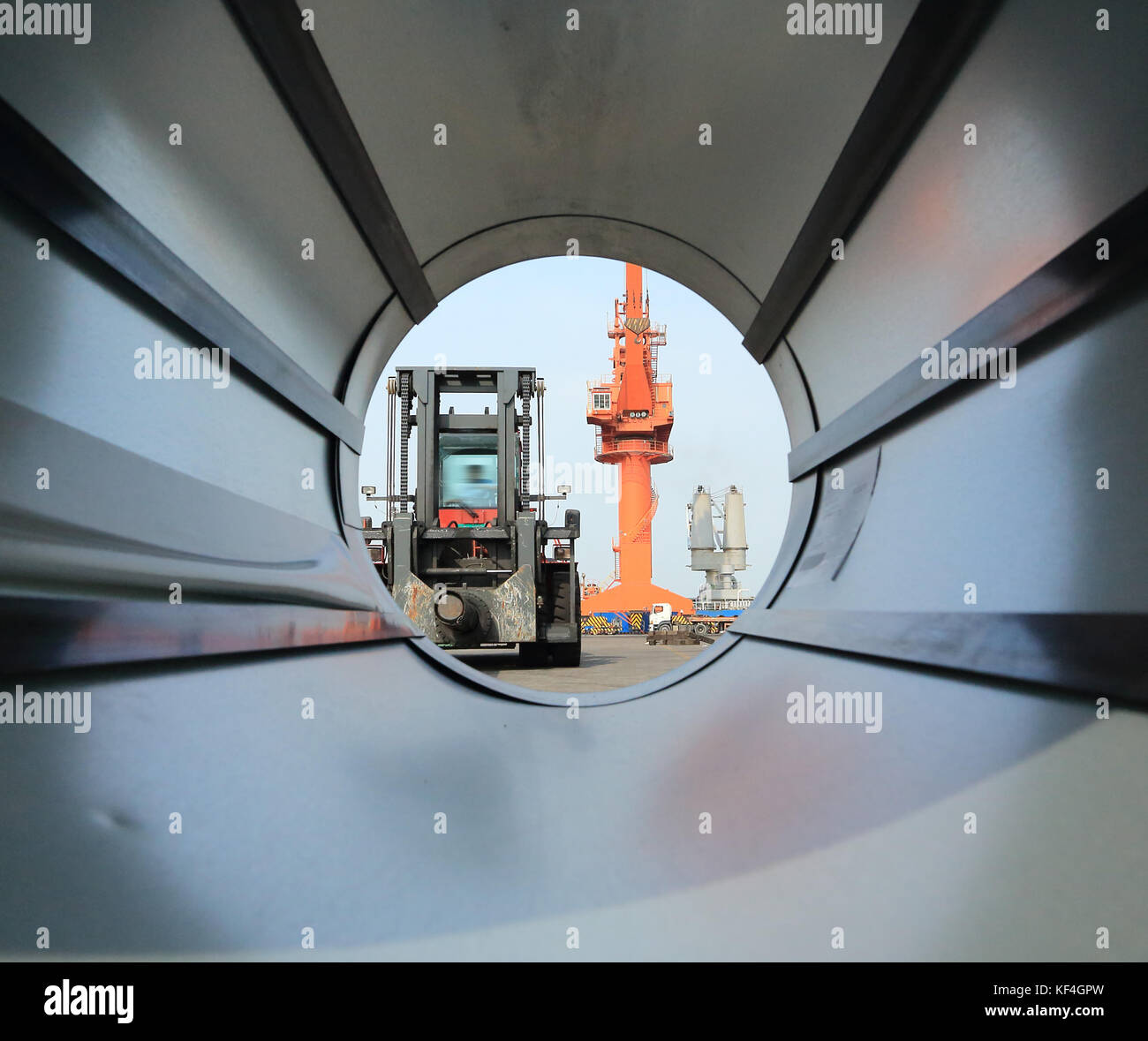 Nansha port of Guangzhou City,Guangdong Province,China Stock Photo - Alamy