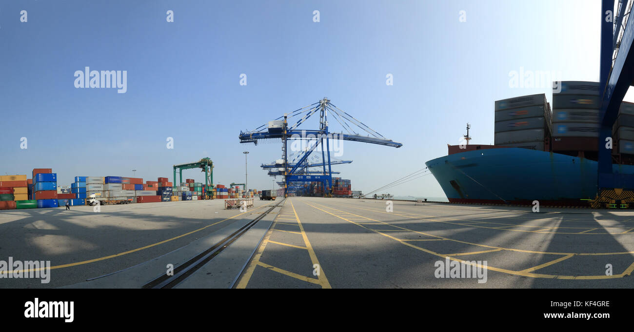 Nansha port of Guangzhou City,Guangdong Province,China Stock Photo - Alamy