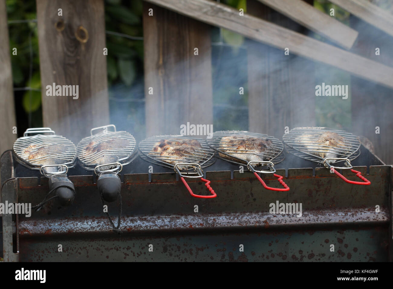 Fish grill / Toasted fish / Fried fish Stock Photo - Alamy