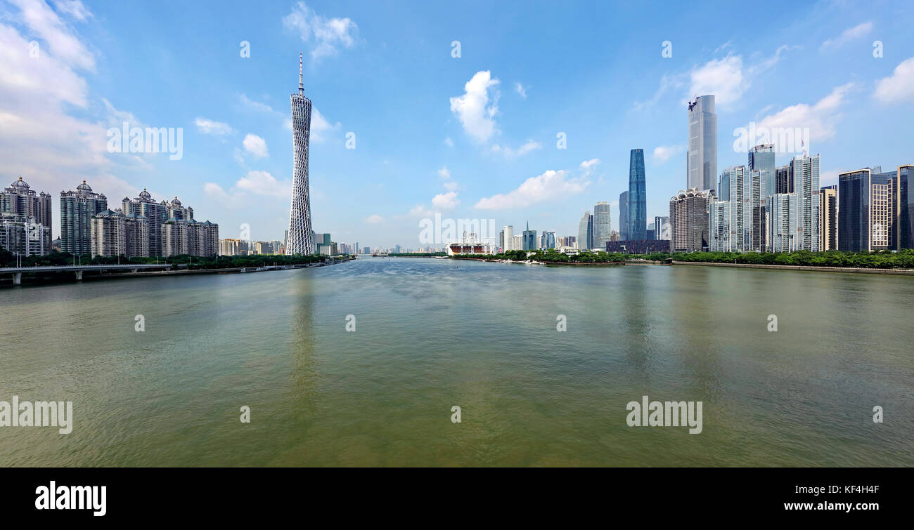 The building of Guangzhou city in Guangdong province,China Stock Photo ...