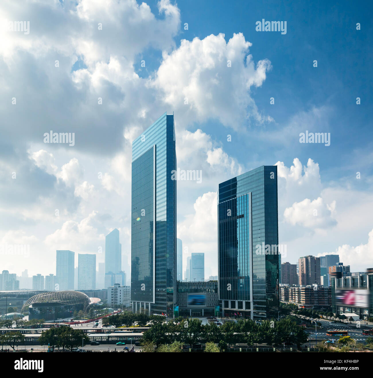 The building of Guangzhou city in Guangdong province,China Stock Photo ...
