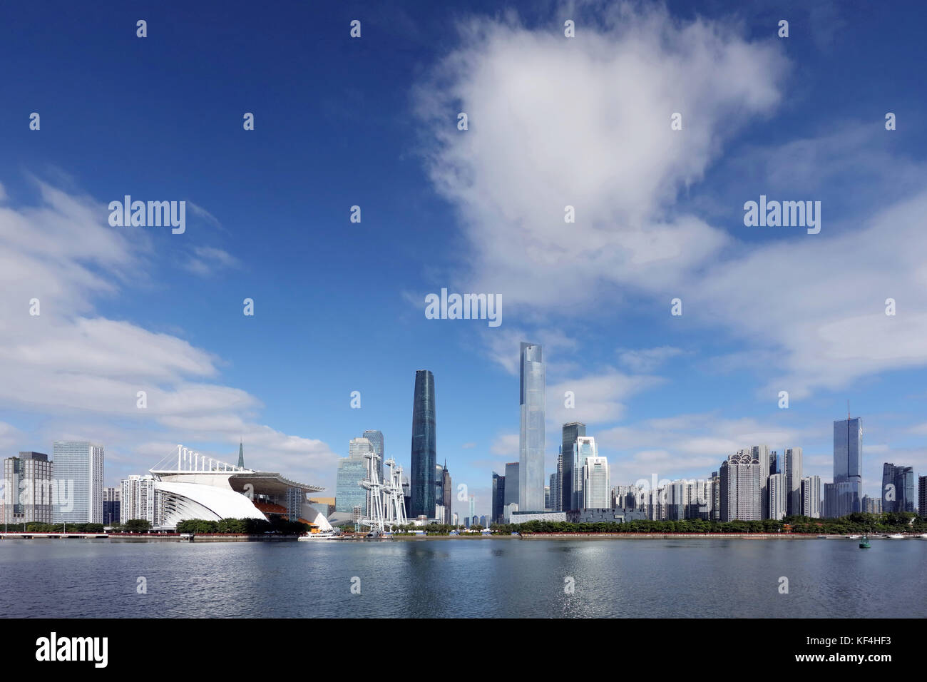 The building of Guangzhou city in Guangdong province,China Stock Photo ...