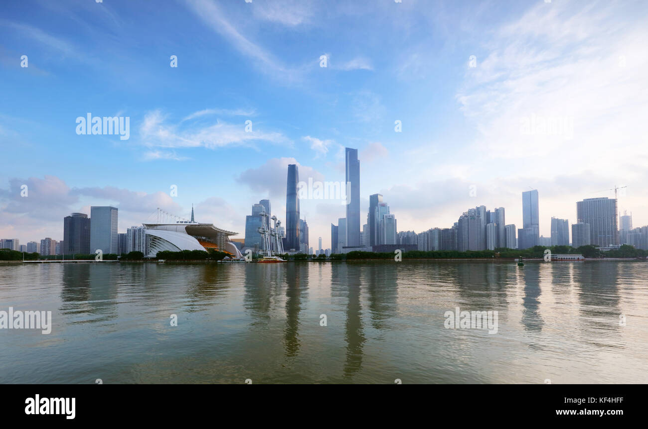The building of Guangzhou city in Guangdong province,China Stock Photo ...