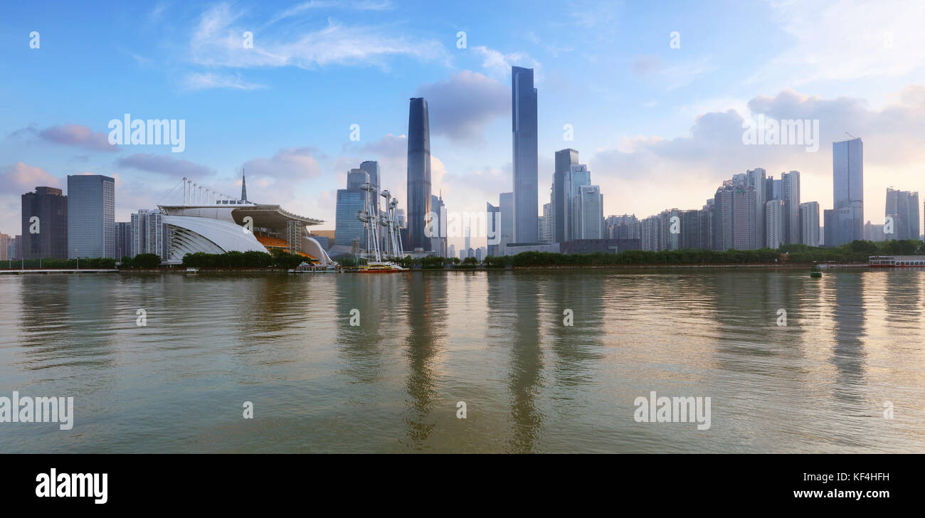 The building of Guangzhou city in Guangdong province,China Stock Photo ...