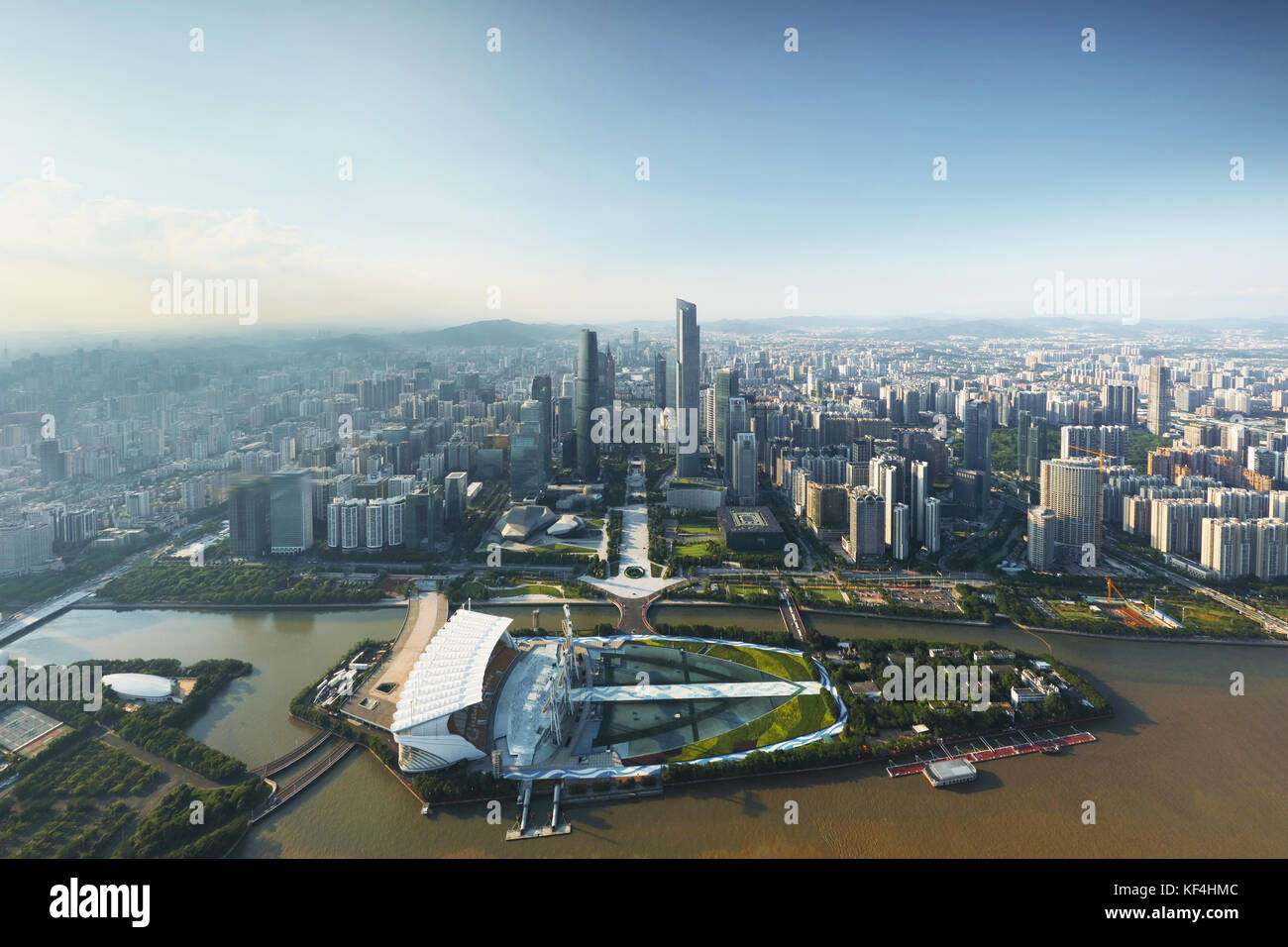 The building of Guangzhou city in Guangdong province,China Stock Photo ...