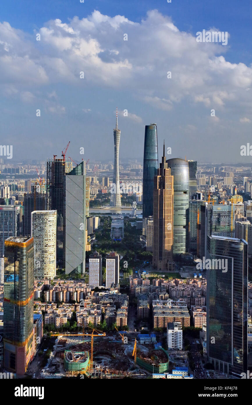 The building of Guangzhou city in Guangdong province,China Stock Photo ...