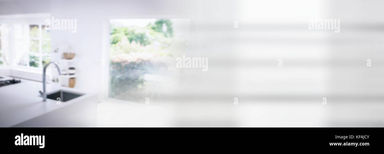 Digital composite of bright window with transition Stock Photo - Alamy