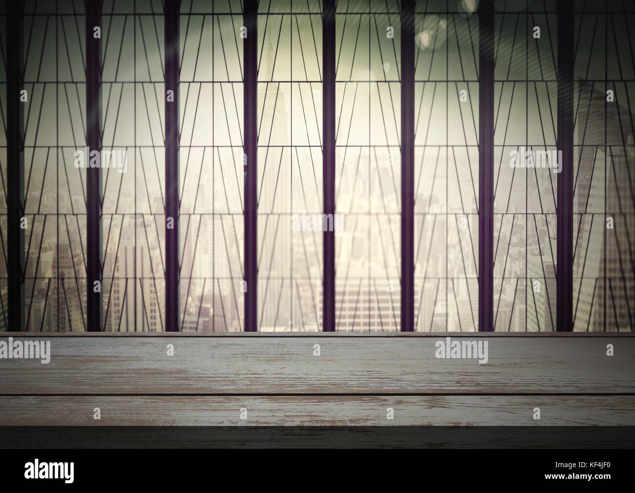 Digital composite of Wooden floor with Window background Stock Photo ...