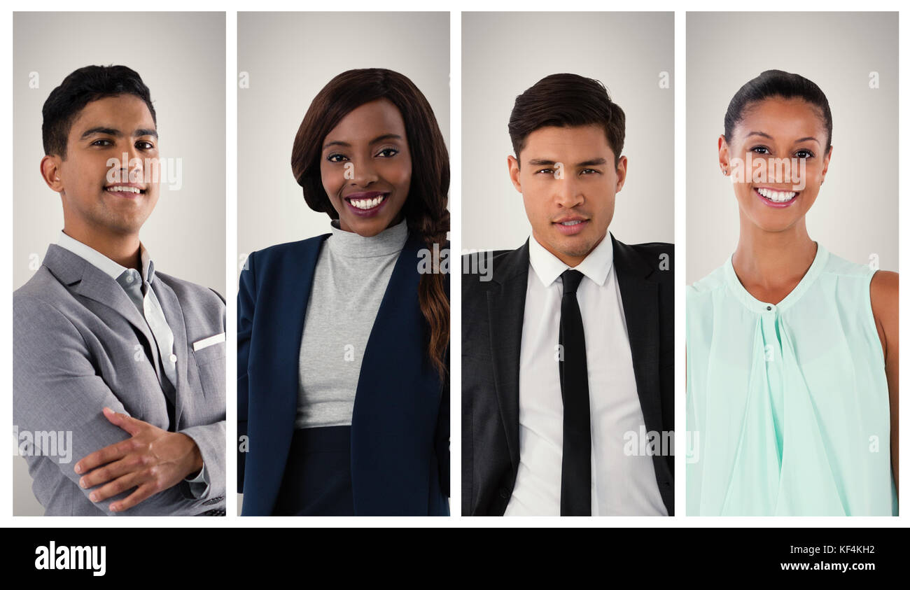 People collage portrait Stock Photo - Alamy