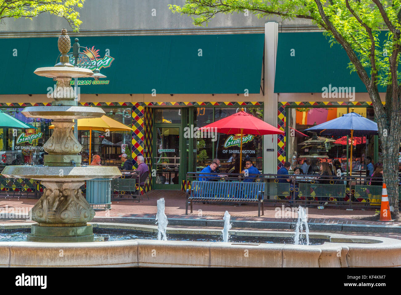 Shirlington Village, Arlington, Virginia. Outdoor Dining at a ...