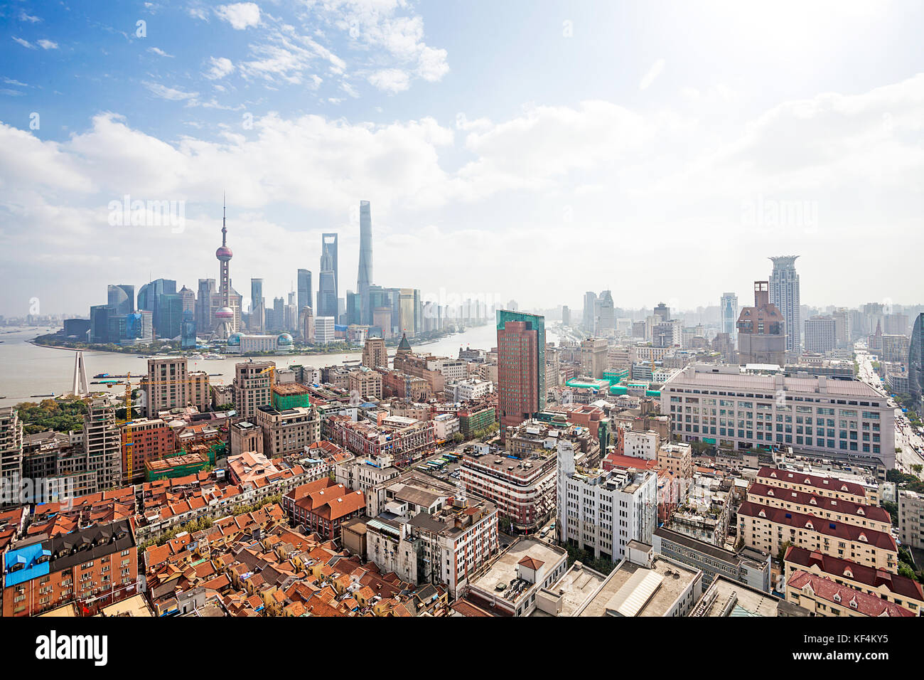 City building scenery of Shanghai Stock Photo - Alamy