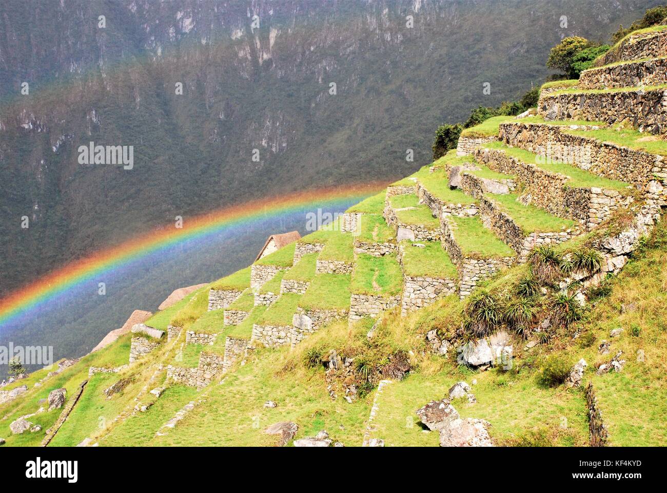 Landscape in Machu Picchu, Peru Stock Photo - Alamy