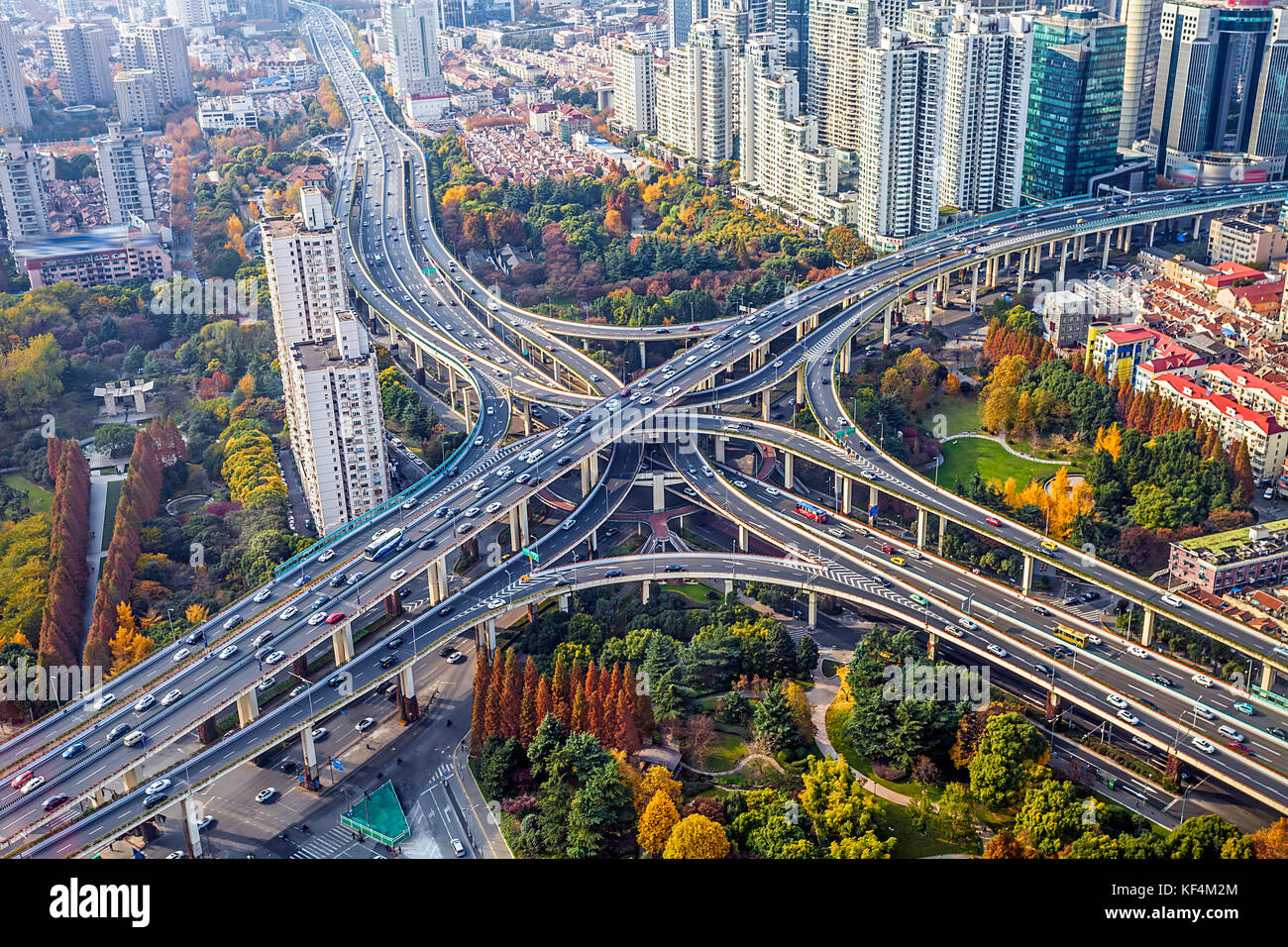 City building scenery of Shanghai Stock Photo - Alamy