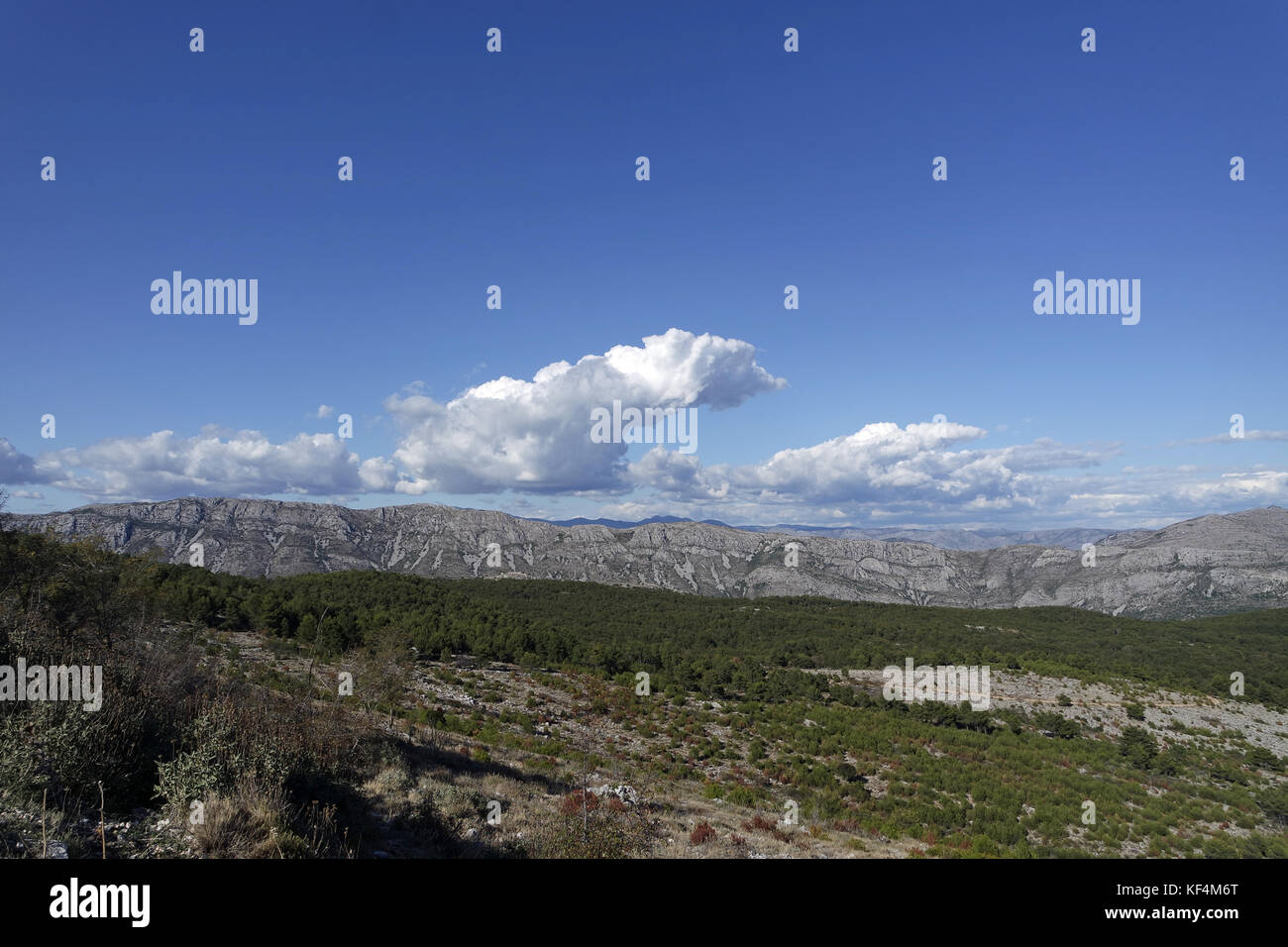 amazing wide landscape on a mountain in dubrovnik Stock Photo - Alamy