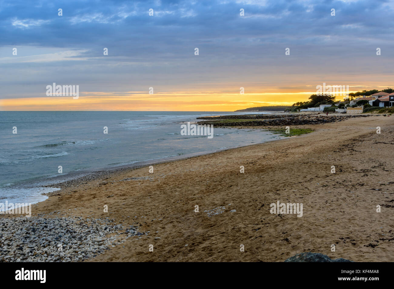evening at Jard-sur-Mer, Vendee, France Stock Photo - Alamy