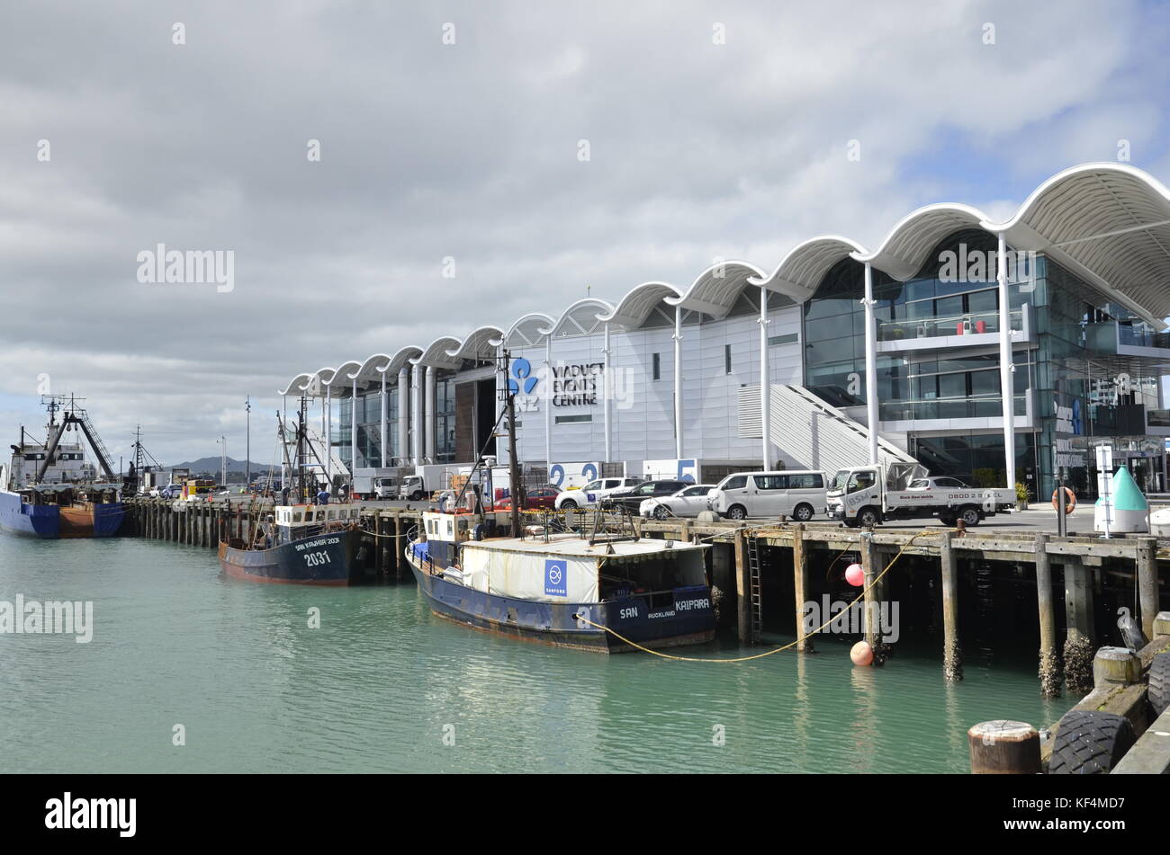 The Viaduct Events Centre at Viaduct Harbour on Auckland;s waterfront ...
