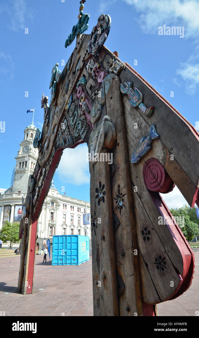 Waharoa arch hi-res stock photography and images - Alamy