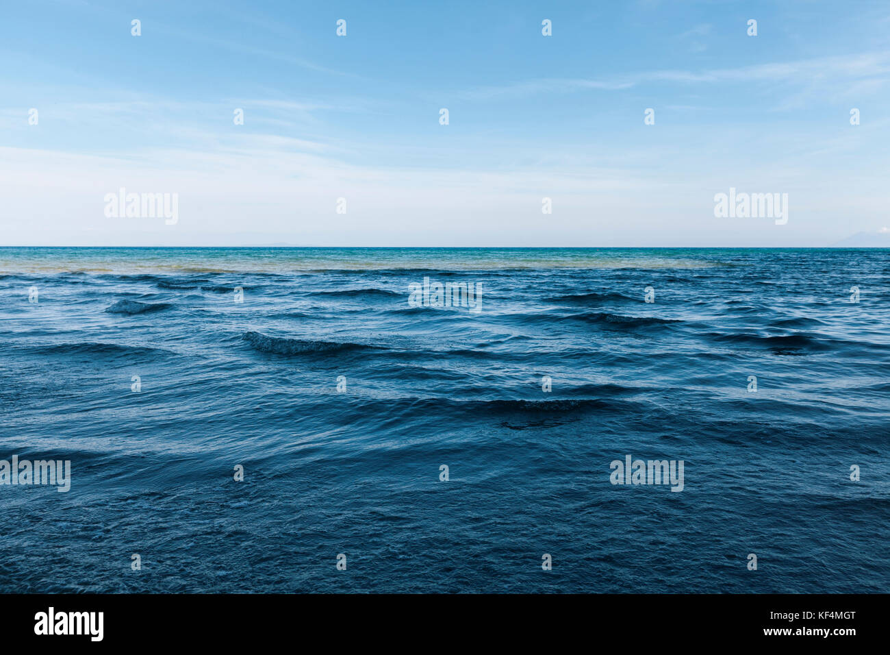 blue wavy water surface, close up Stock Photo - Alamy