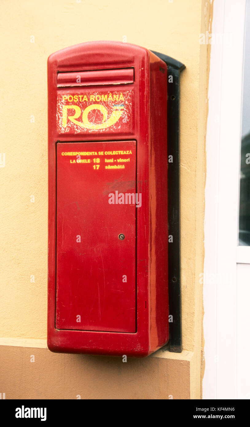 Brasov, Transylvania, Romania, Europe, Post Box Stock Photo - Alamy