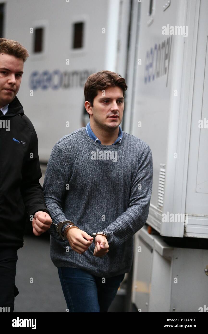Daryll Rowe arrives at Lewes Crown Court. Rowe is accused of ...